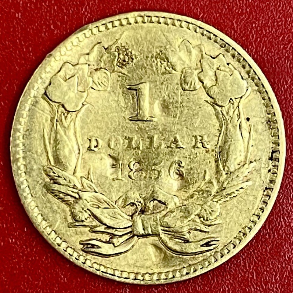 1856 INDIAN PRINCESS LARGE HEAD TYPE 3 $1 GOLD DOLLAR | eBay