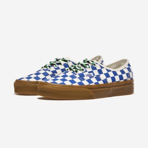 Size 7 - VANS Authentic Checkerboard - Blue Gum Braided Laces for sale ...