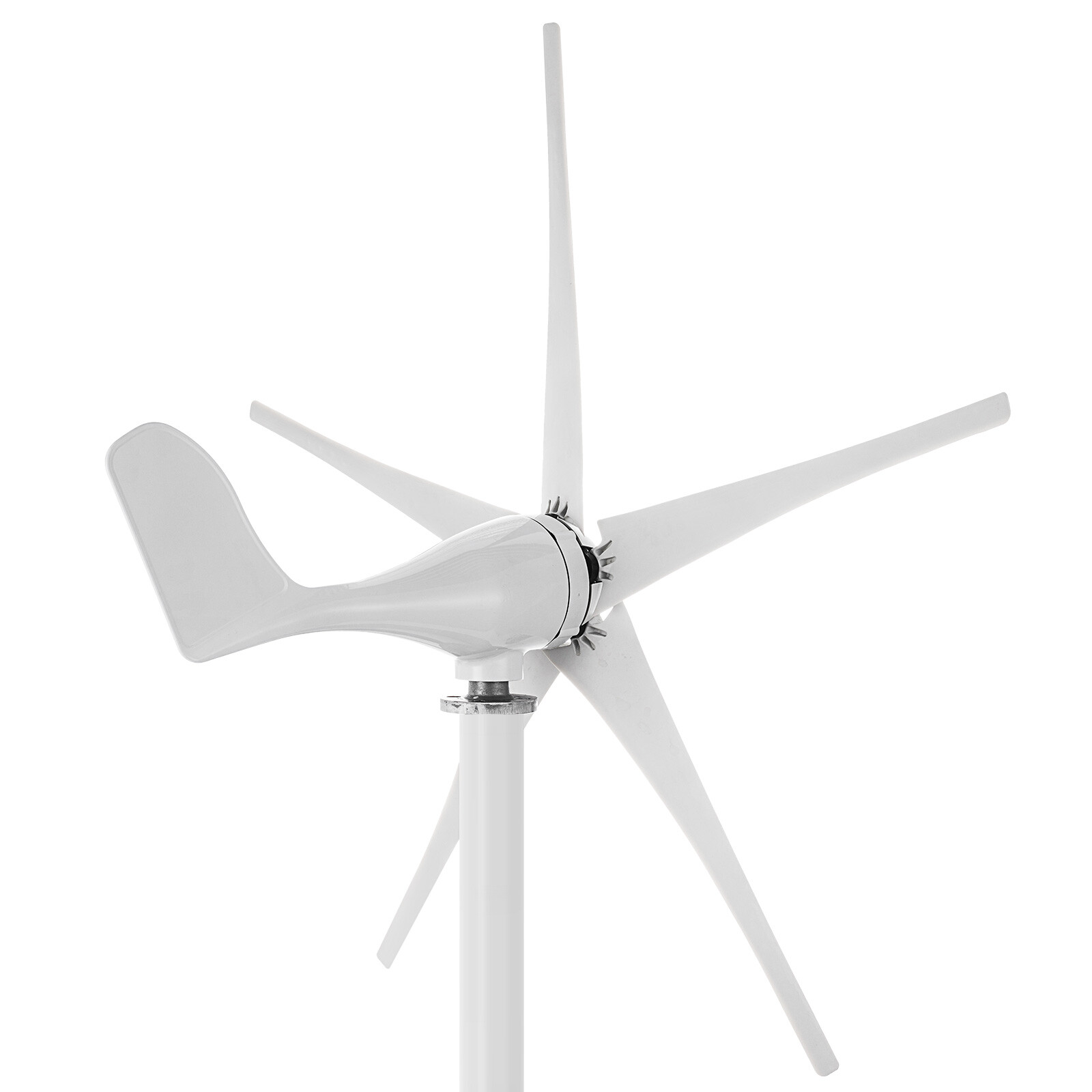 1200W Wind Turbine Generator 5 Blades 12V MPPT Charger Controller ...