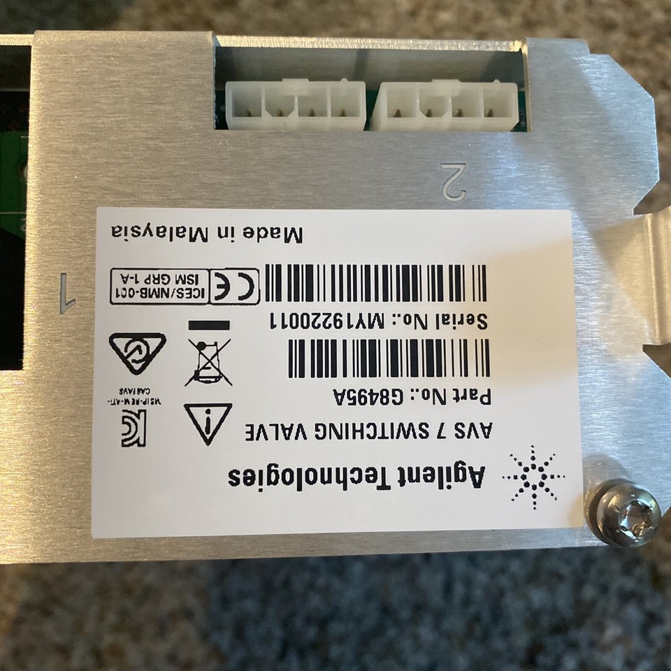 Agilent Technologies G8495A AVS 7 Switching Valve G8495-64000 Brand New! | eBay