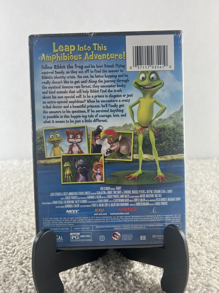 Ribbit (NEW DVD), Sean Astin Tim Curry Russell Peters Toadly Awesome ...