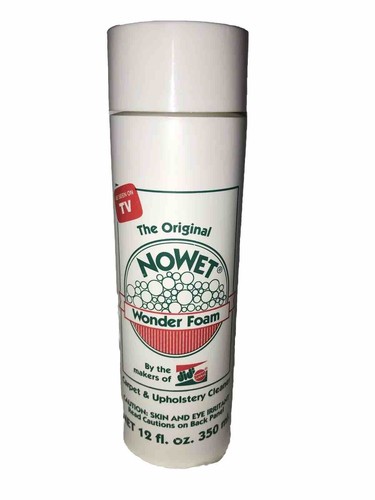 The Original NoWet Wonder Foam Carpet Upholstery Cleaner Didi Seven NEW ...