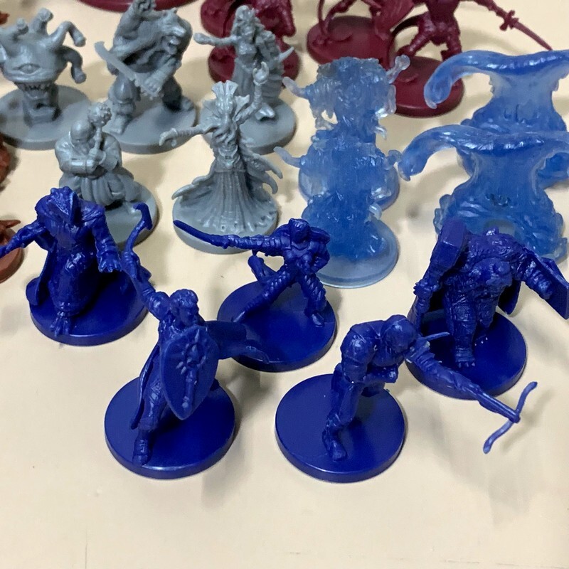 34PCS Monster Wizard Enemy Hero Wrath of Ashardalon DND Board Game ...