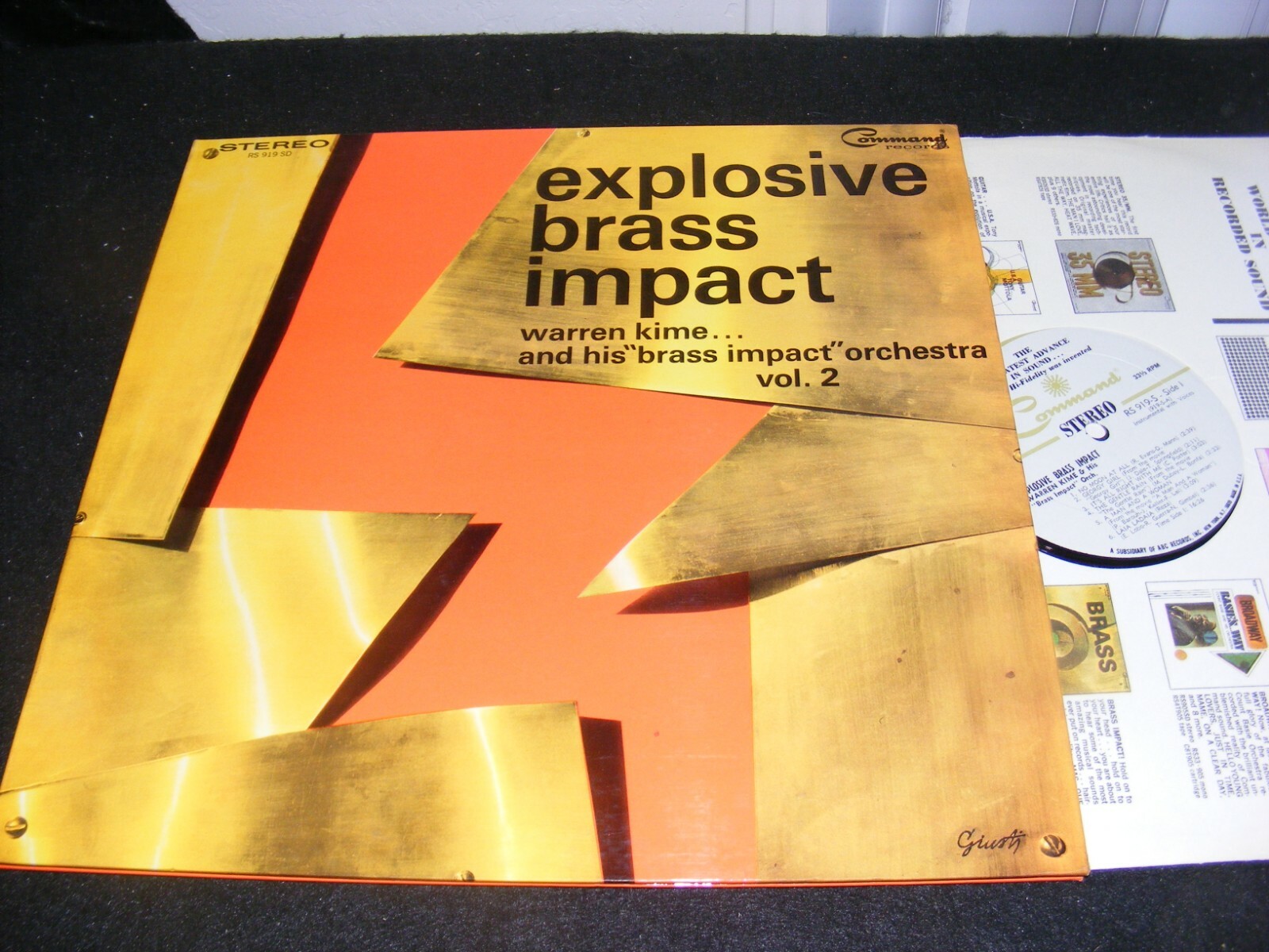 Terrific BACHELOR PAD LP Explosive Brass Impact Vol. 2 WARREN KIME ...