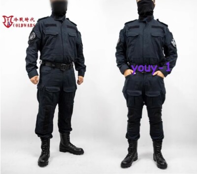 Russian OMOH Special Forces outdoors Jacket+Pants Replica Black Combat ...