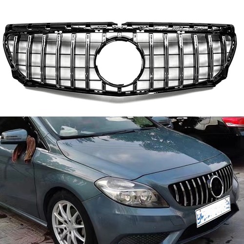 Silver GT Style Car Front Bumper Grille For Mercedes Benz W246 B-Class ...
