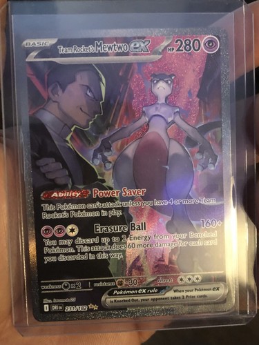 Pokémon Destined Rivals Team Rocket’s Mewtwo Ex SIR 231/182 | eBay