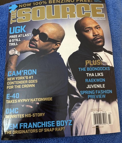 The Source Magazine #197 March 2006 UGK DMC Cam’ron E-40 Benzino DEM ...