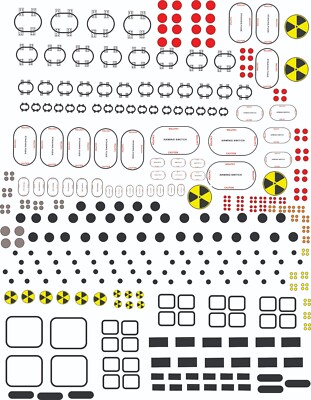 DECALS- Generic Hatches and Detail Images- from Altaira Rocketry | eBay