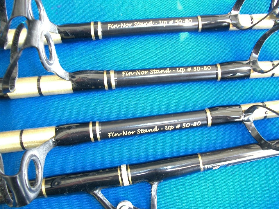 Fin-Nor Fishing Rods, set of 3, 50 - 80 lb | eBay