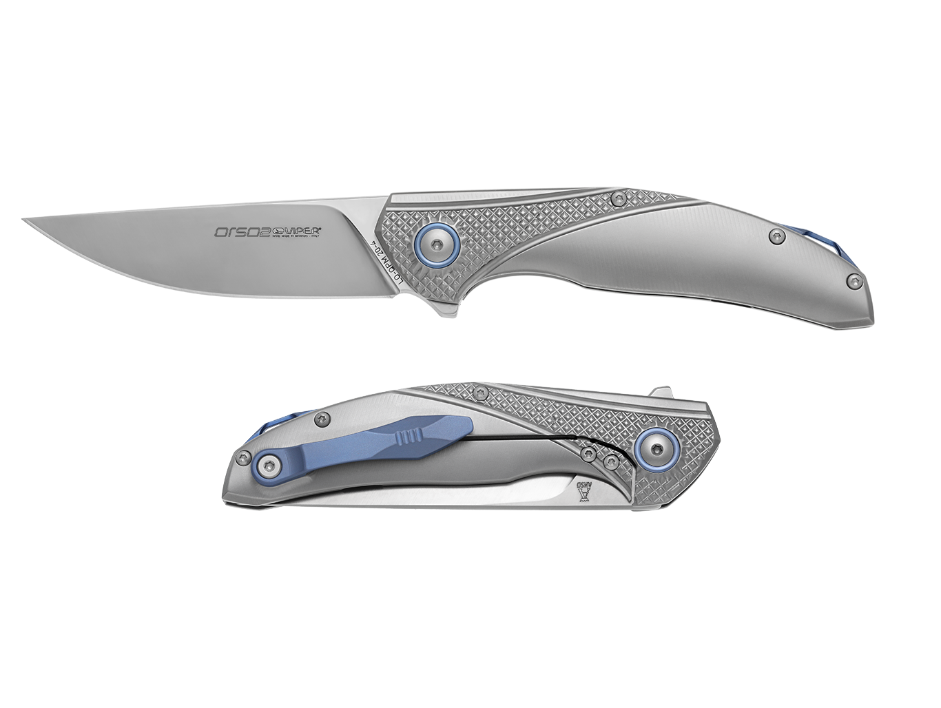Viper Orso2 3D Frame Folding Knife 3.5" LO-QPM 20-4 Steel Blade ...