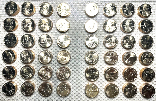 Complete 2000-2025 P&D (52 Coin) Sacagawea Dollar Roll Set - Native ...