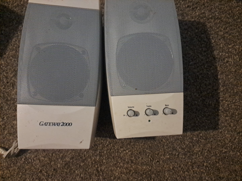 Vintage Gateway 2000 ACS41 Altec Lansing Multimedia Computer Speaker ...