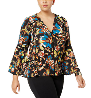 INC Plus Size Floral Printed Top SZ 3X | eBay