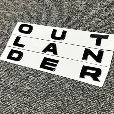 For 2023-2024 Mitsubishi Outlander Hood Letter Badge Nameplate Emblem ...