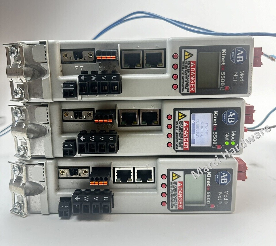 Allen Bradley 2198-H008-ERS Ser A Kinetix 5500 190-528VAC 6.3A Servo Drive | eBay