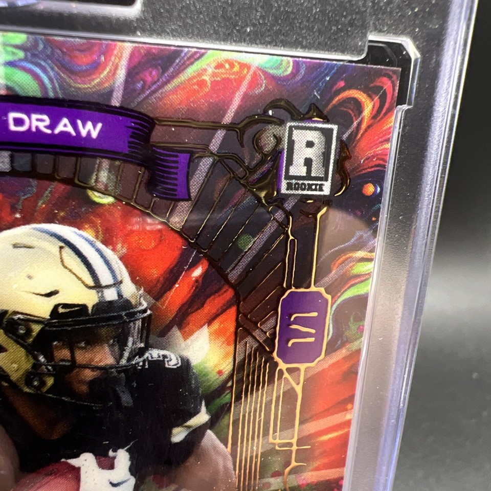 TYRONE TRACY JR 2024 Wild Card 5 Card Draw Rookie 1/1 Red Ink Auto ...