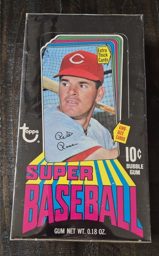 1970 Topps Super Baseball Empty Box Very Nice Box Rare | eBay