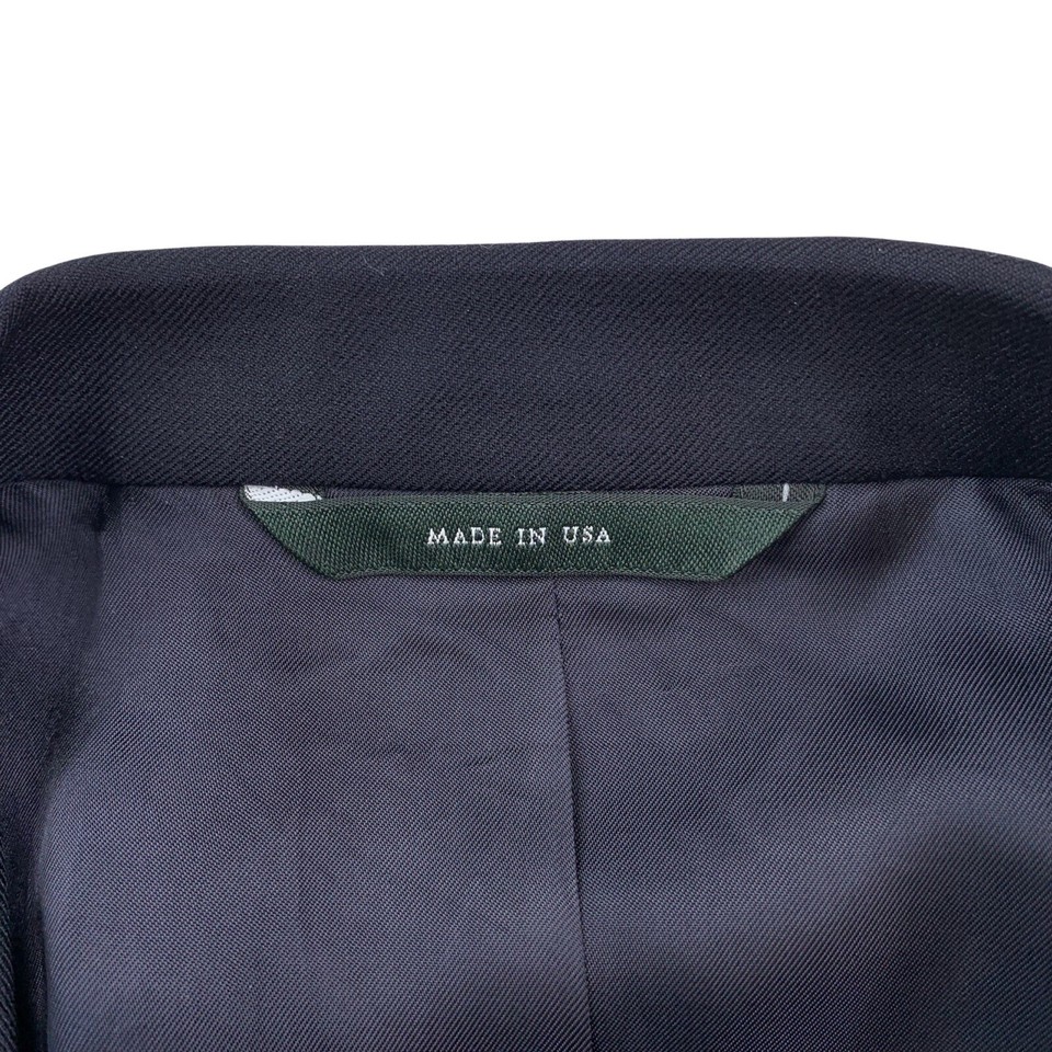 Mens 46 L Brooks Brothers Country Club X Loro Piana Navy Blue Gold ...