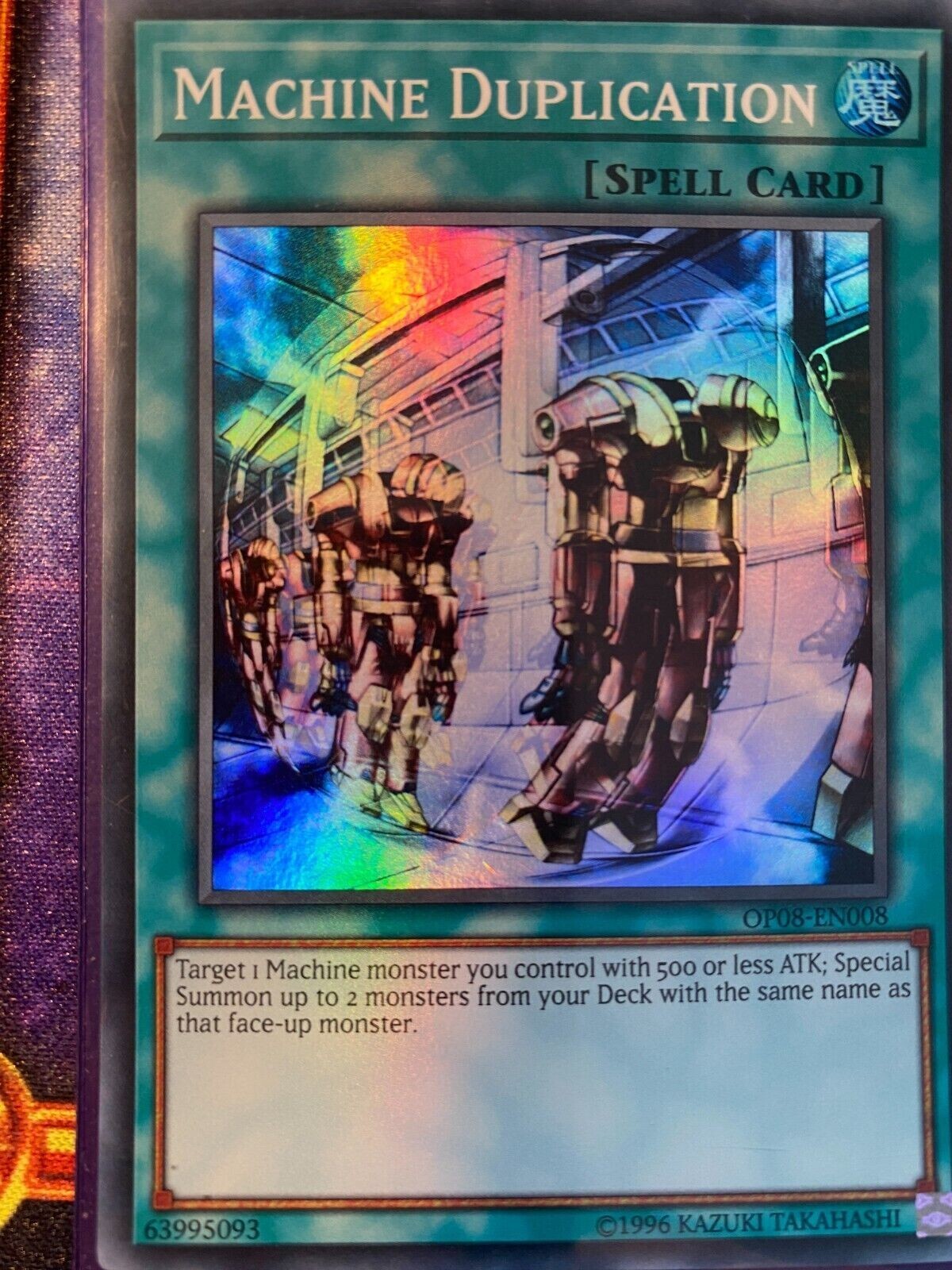 Machine Duplication Super Rare OP08-EN008 Yugioh | eBay