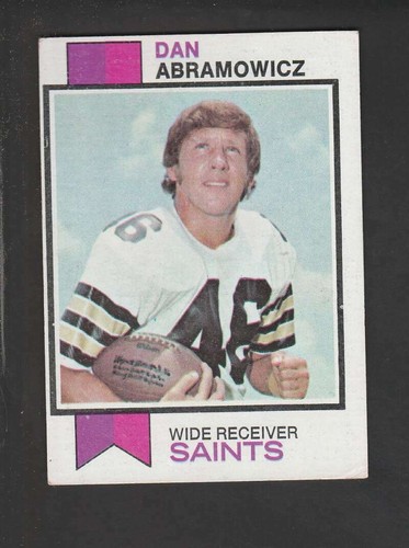1973 Topps #383 Dan Abramowicz EX/EX+ Saints 155542 | eBay