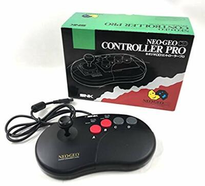 SNK NeoGeo Official CD Controller Pro Pad Black Rare Game equipment ...