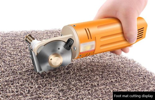 70mm Electric Circular Knife Cutting Machine Fabric Cloth Cutter Round ...