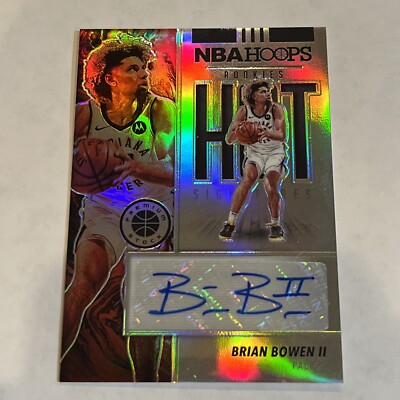 Brian Bowen II 2019 NBA Hoops Premium Stock Hot Signature Rookies ...