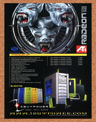 ATI Radeon 9700 Pro Video Card Original 2004 Vintage Ad - Retro Gaming ...