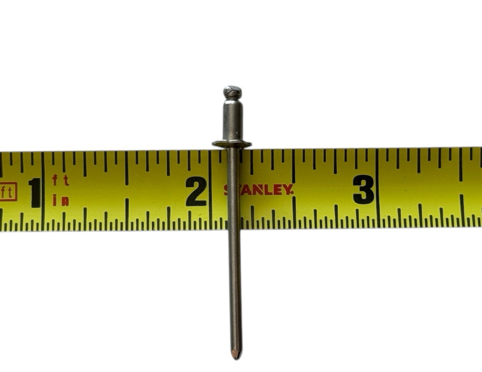 VIN DATA TAG NOS 1/8" Rivets Stainless Number Dash Factory Correct USA ...
