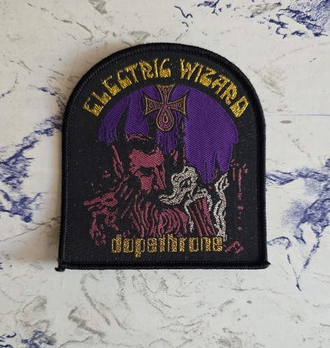 Electric Wizard Dopethrone Black Border Woven Patch | eBay