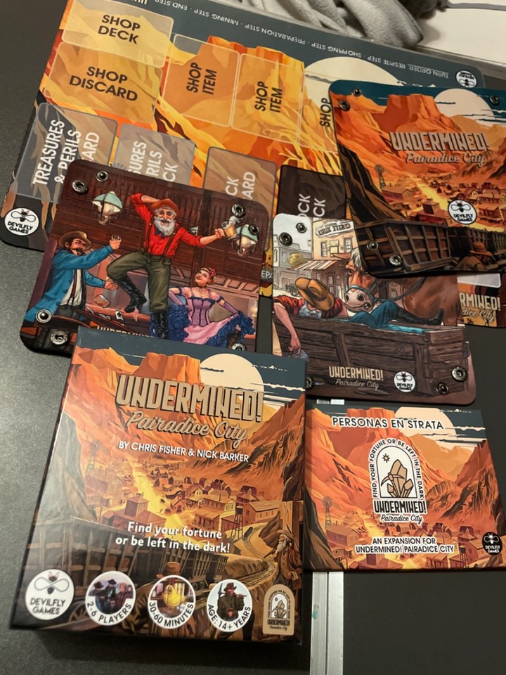 Undermined! Pairadice City with expansion and extras | eBay UK