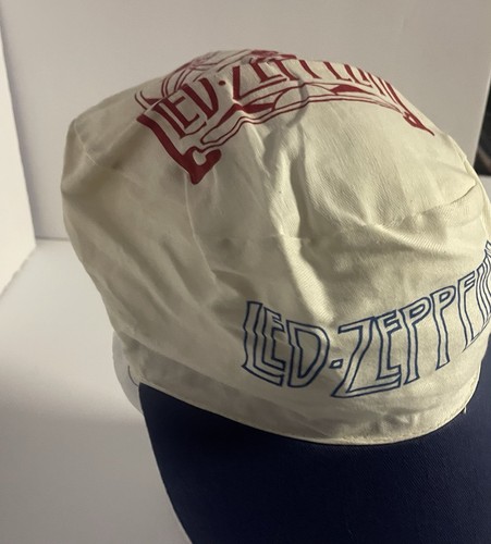 VTG *RARE* LED ZEPPELIN Painters Cap Hard Rock Concert Merch | eBay