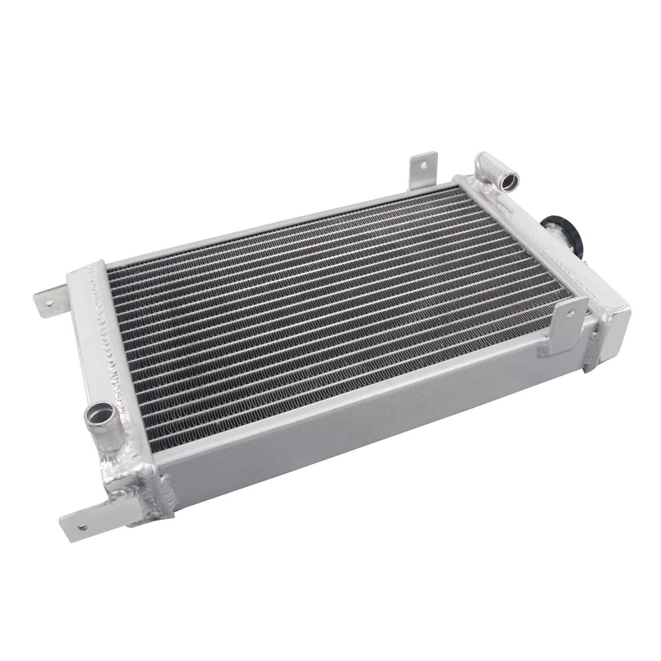 3-ROW ALUMINUM RADIATOR REPLACEMENT FIT GO-KART KARTING GEARBOX SHIFTER ...