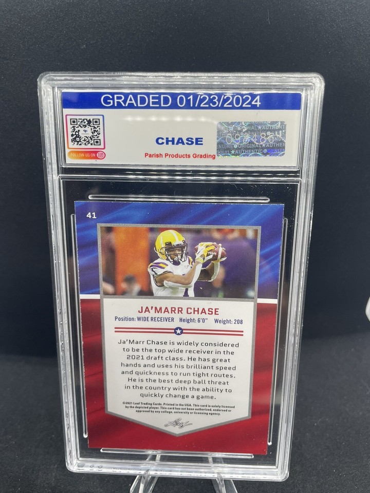 2021 Leaf All American Jamarr Chase rookie PPG GEM MINT 10 | eBay