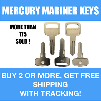 Mercury Mariner Outboard Marine Boat keys Cut to Code key codes 111-860 ...