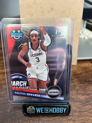 2023 Bowman U Chrome AALIYAH EDWARDS #19 1st RC UCONN - 6th Overall ...