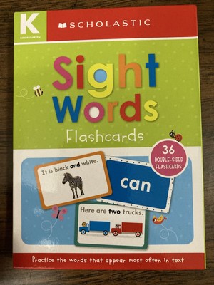 36 new Flash Cards sight words kindergarten scholastic | eBay
