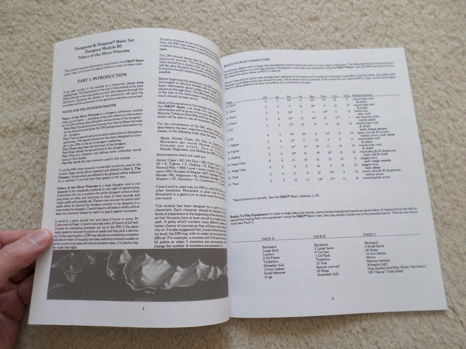 Palace of the Silver Princess B3 Dungeons & Dragons adventure module | eBay