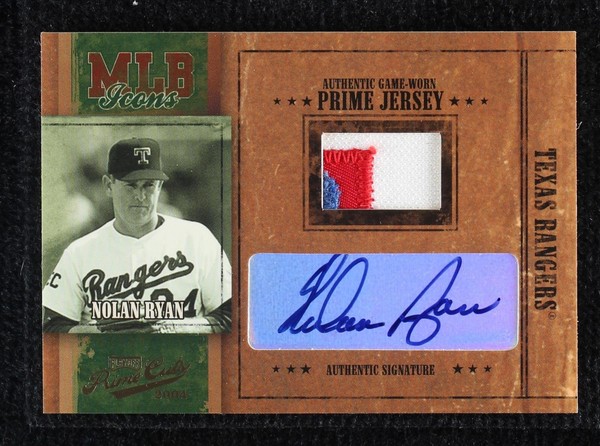 2004 Playoff Prime Cuts - MLB Icons Materials Prime Signatures #MLB-32 ...