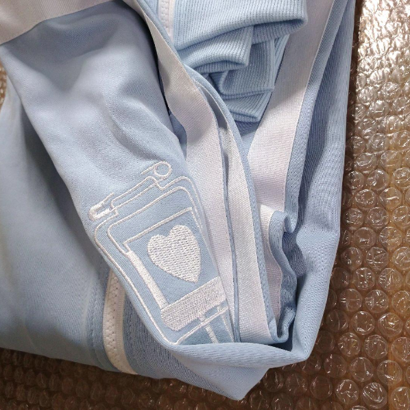 ACDC RAG Blood Transfusion Jersey Jacket Pastel Blue NEW 1dayQuick Free ...