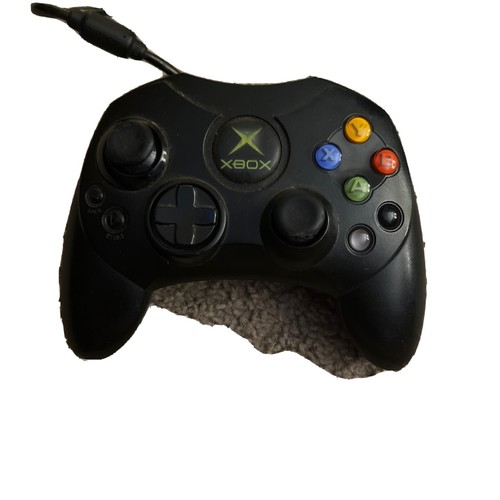 Used Original Microsoft Xbox Type S Black Controller | eBay