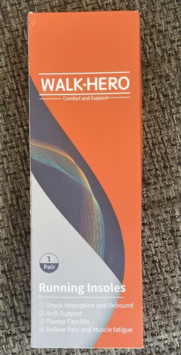 Walk-Hero Men’s Running Insoles Comfort And Support Size 8-14 | eBay