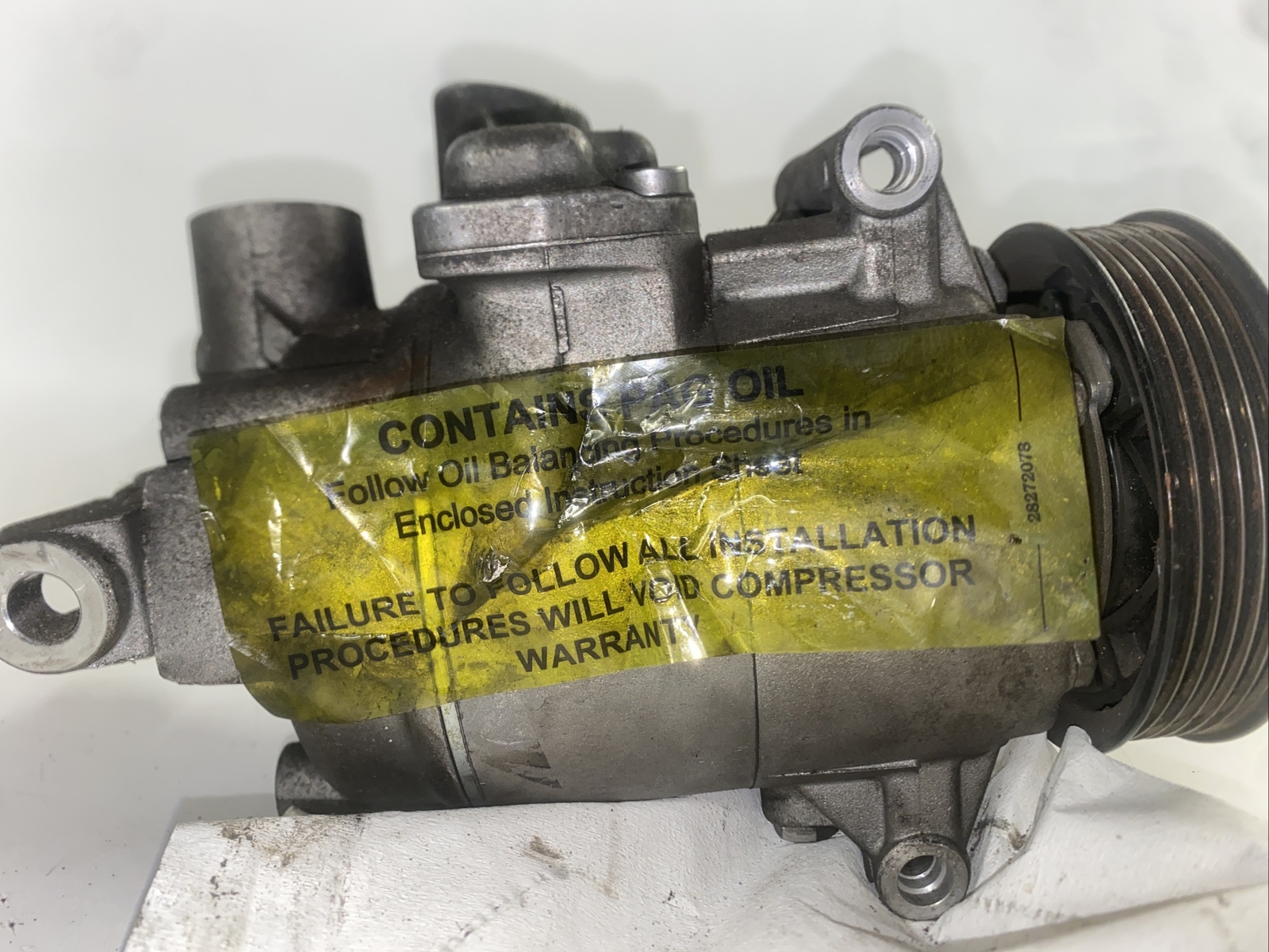 Klimakompressor 5N0820803E AC Compressor Volkswagen Seat Golf Leon ...
