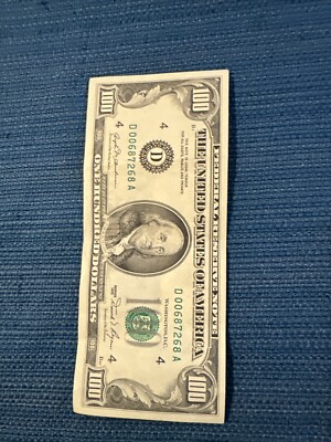 Small Face $100 bill (One Hundred Dollar Bill) - Series 1981A | eBay