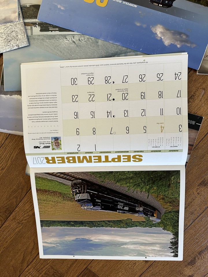 NS Norfolk Southern Railroad Collectible 2013 To 2020 Calendars | eBay
