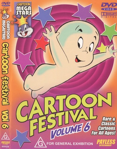 Cartoon Megastars - Cartoon Festival Volume.6 (DVD) New & Sealed - Reg ...