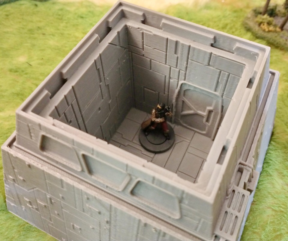 Imperial Hab Module 28mm Sci-fi Terrain 40K Star Wars Legion ...