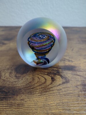 Glass Eye Studio Paperweight Celestial Orbit Spiral Tornado Twist GES 08 RARE | eBay
