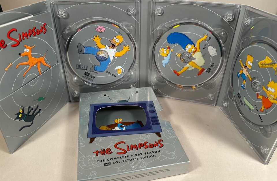 The Simpsons, The Complete First Season, DVD Collector’s Edition, 3 ...